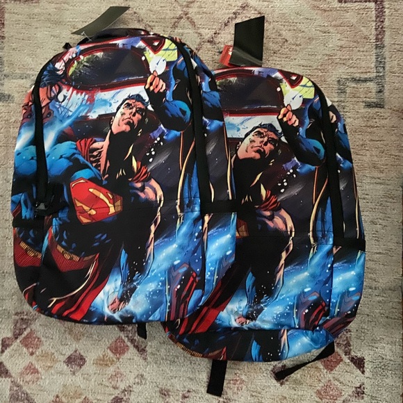 DC Comics | Other | Dc Comic Superman Superman 8 Inch Labtop Backpack ...